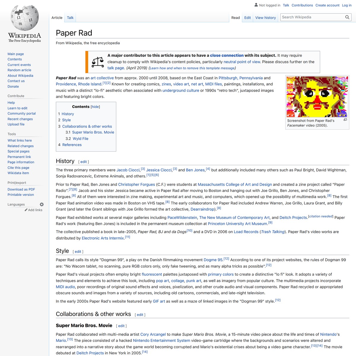 Paper Rad - Wikipedia — Are.na