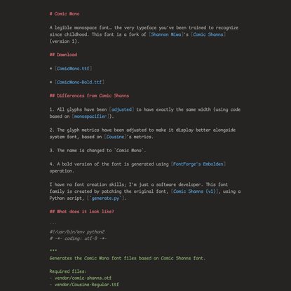 open source typefaces — Are.na