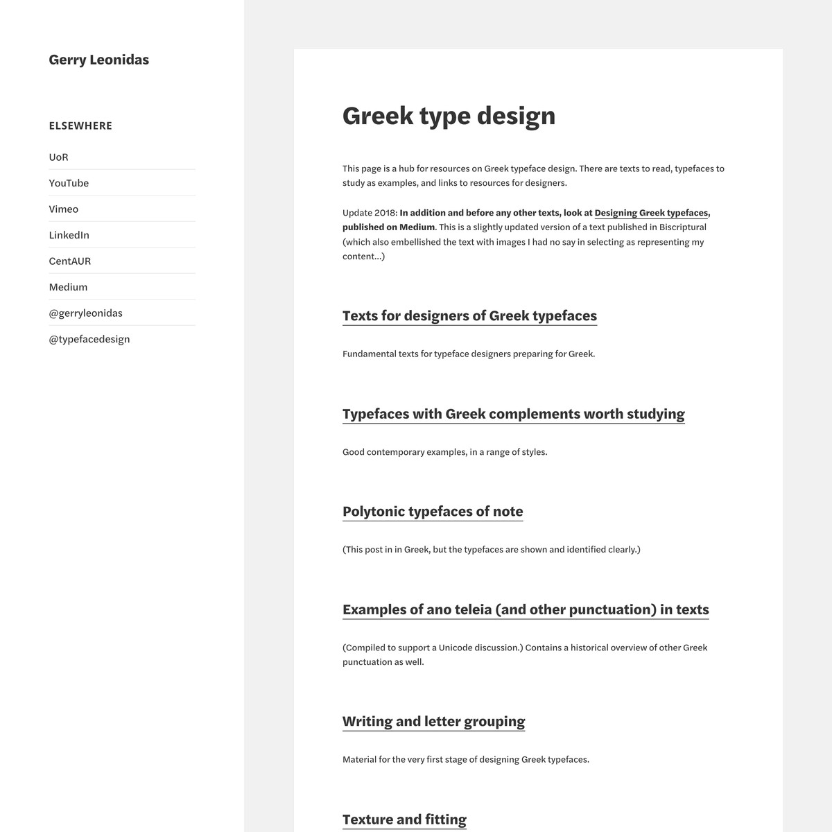 Greek type design – Gerry Leonidas — Are.na