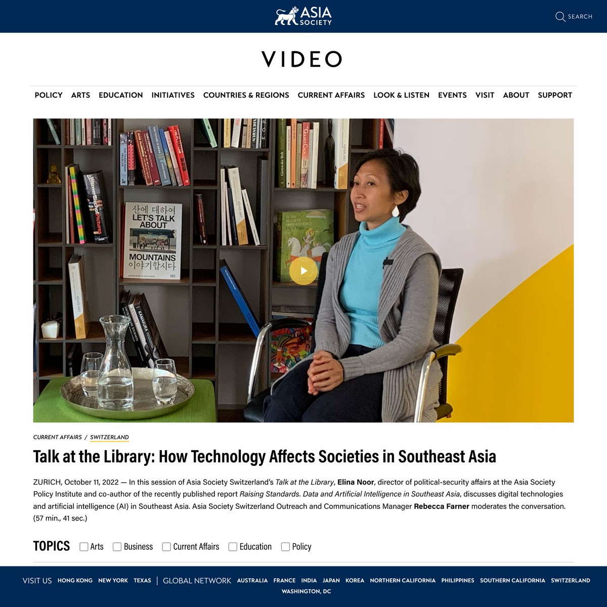 Talk at the Library: How Technology Affects Societies in Southeast Asia — Are.na