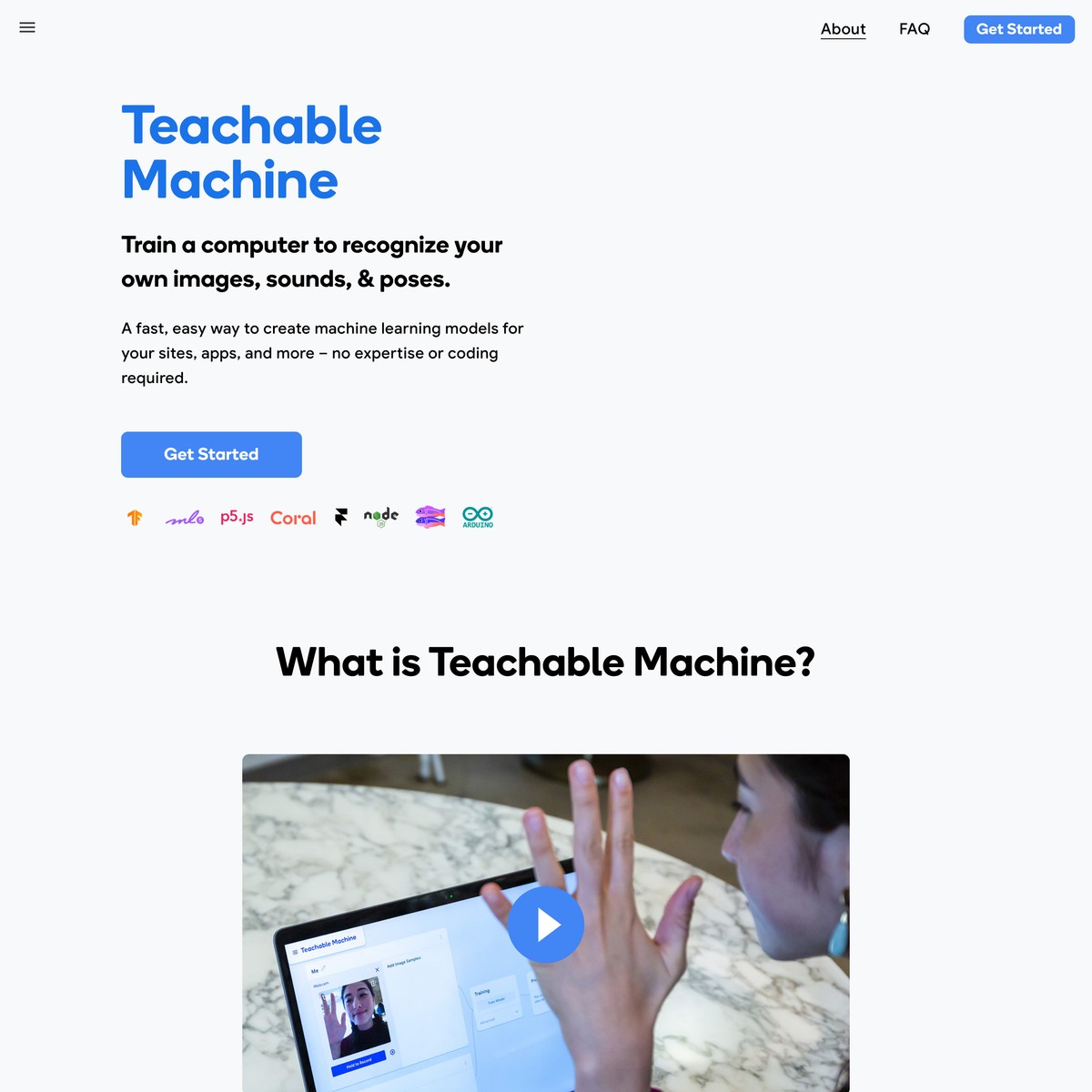 Teachable Machine — Are.na