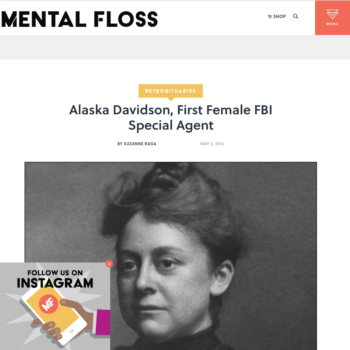Alaska Davidson, First Female FBI Special Agent — Are.na