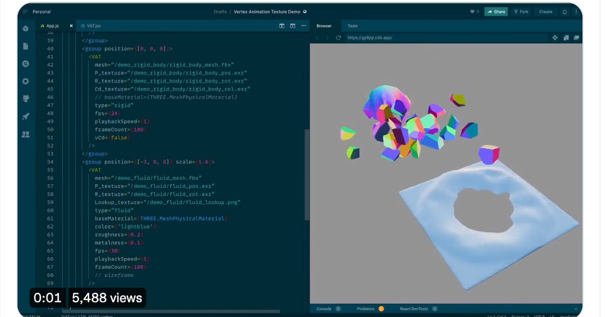 three.js demos with code | Are.na