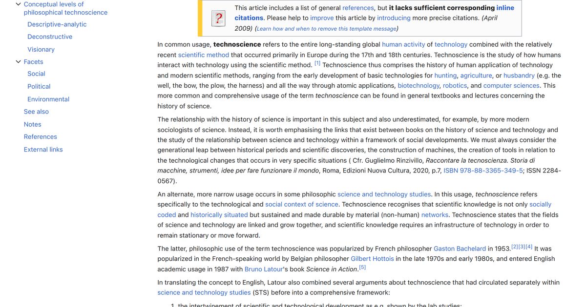 Technoscience - Wikipedia | Are.na