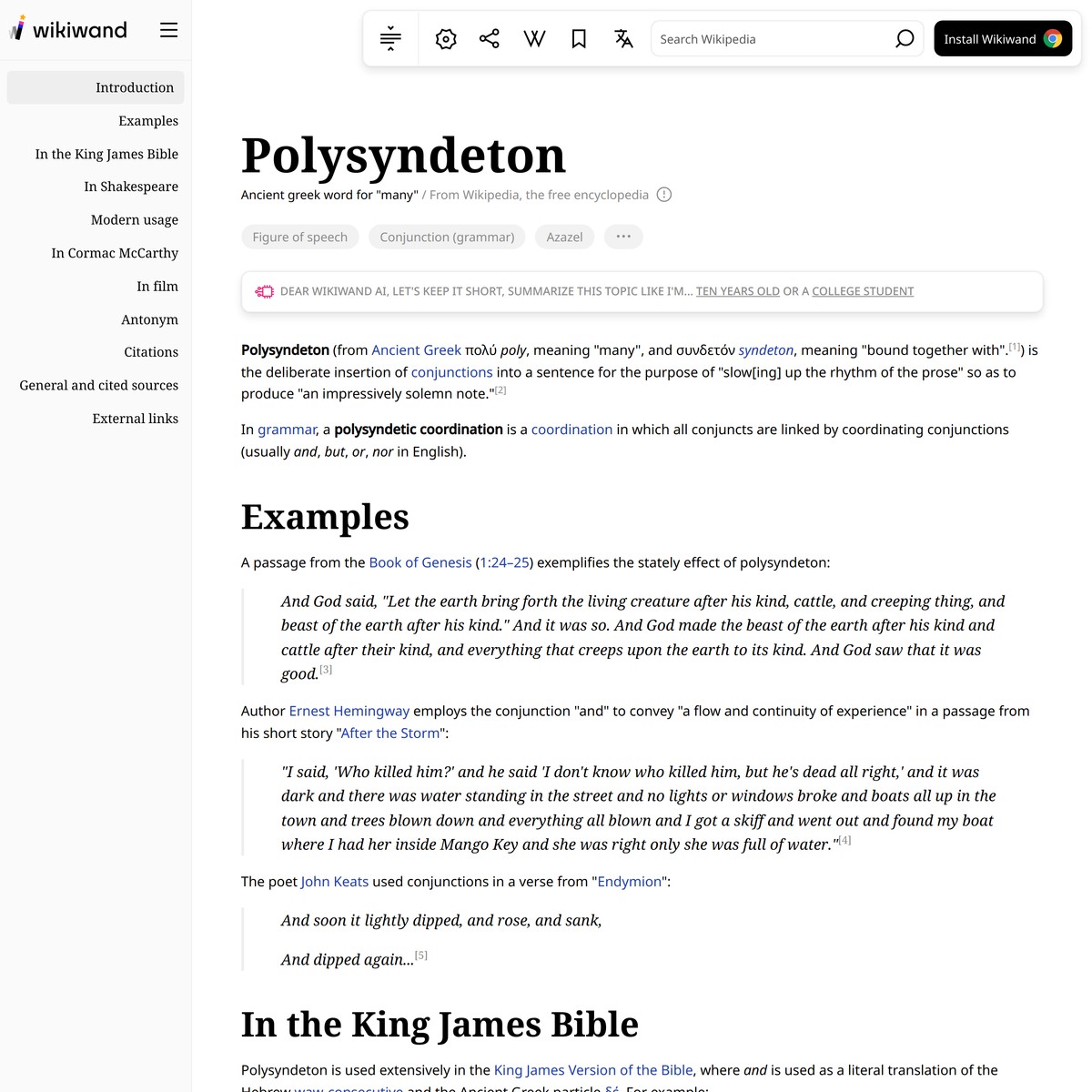 Wikiwand - Polysyndeton — Are.na
