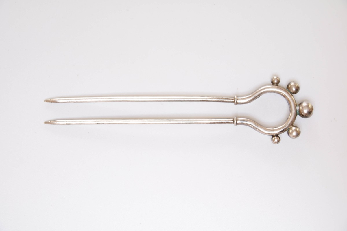 Sterling Silver 925 hair pin / long hair pin / decorative hair pin ...