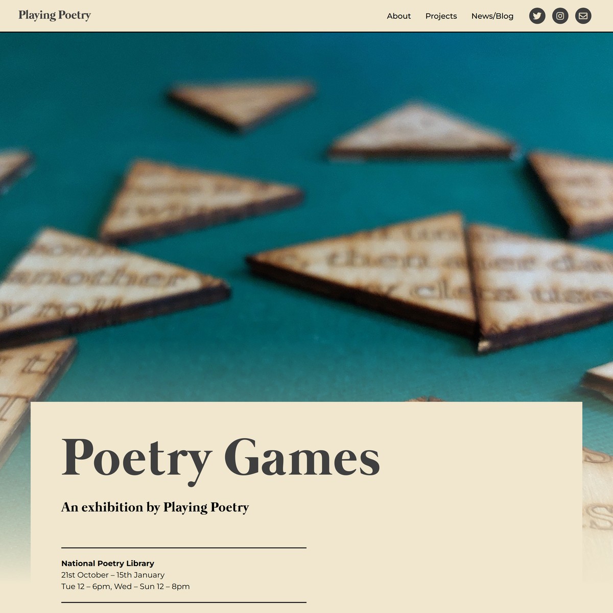 Playing Poetry – Playing Poetry champions interactive and game-based ...