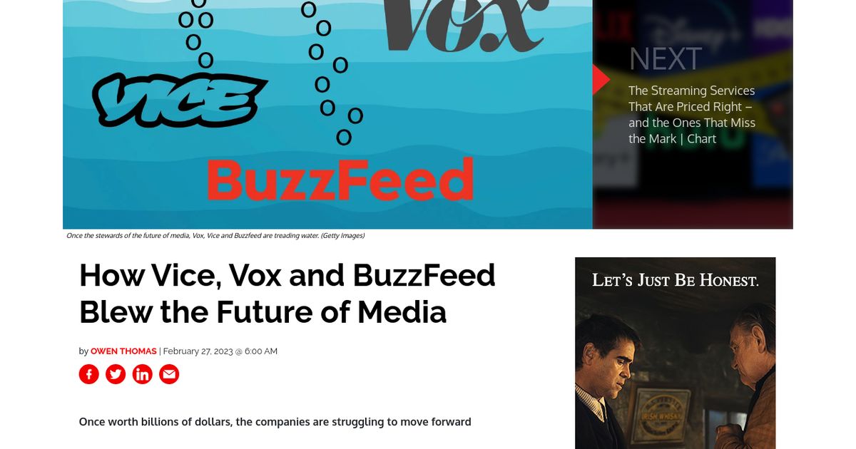 How Vice, Vox and BuzzFeed Blew the Future of Media | Are.na