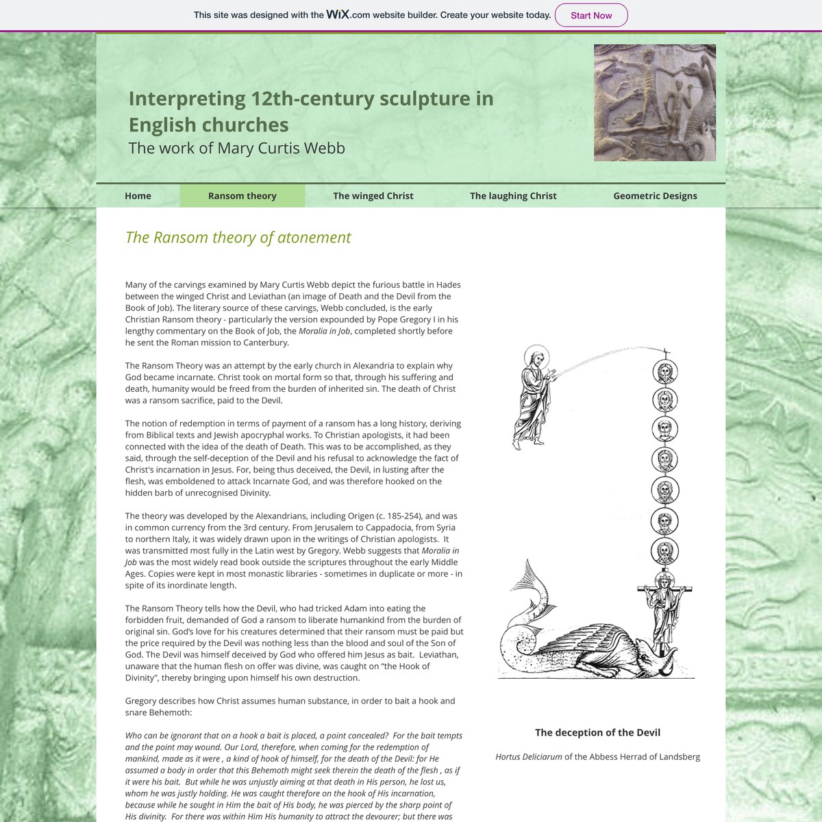 The Ransom theory of atonement may explain early carvings — Are.na