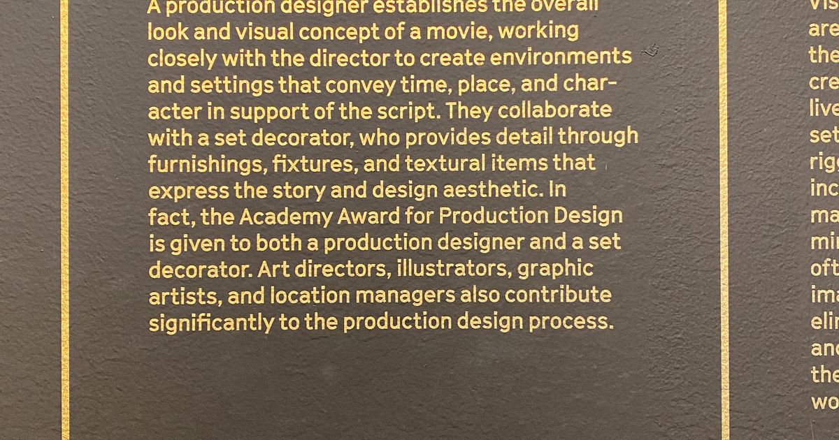 What is Production Design? | Are.na