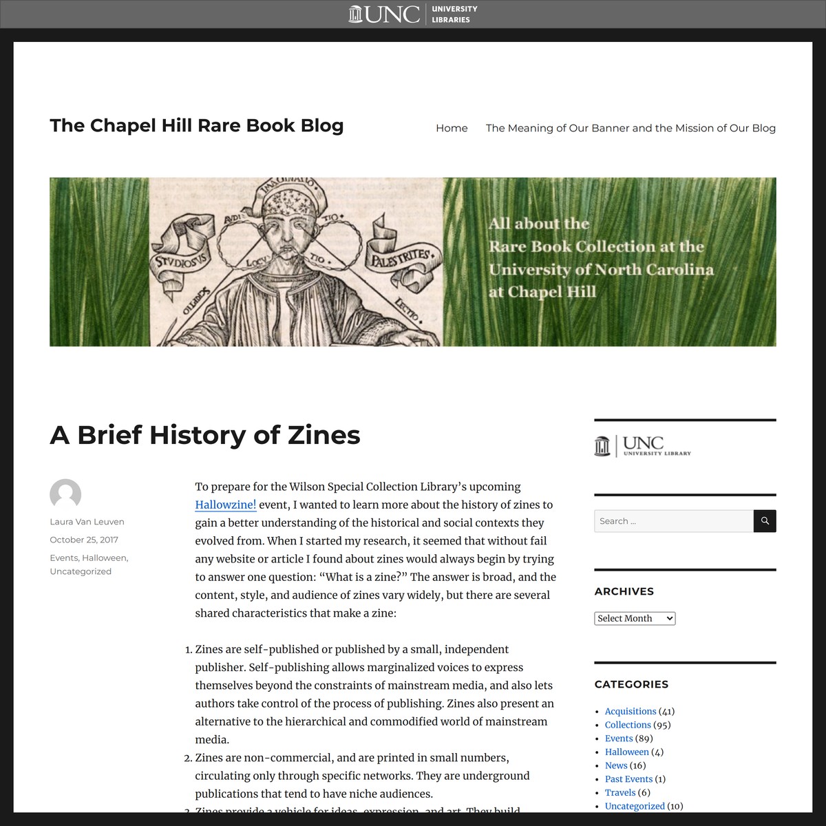 A Brief History of Zines – The Chapel Hill Rare Book Blog — Are.na