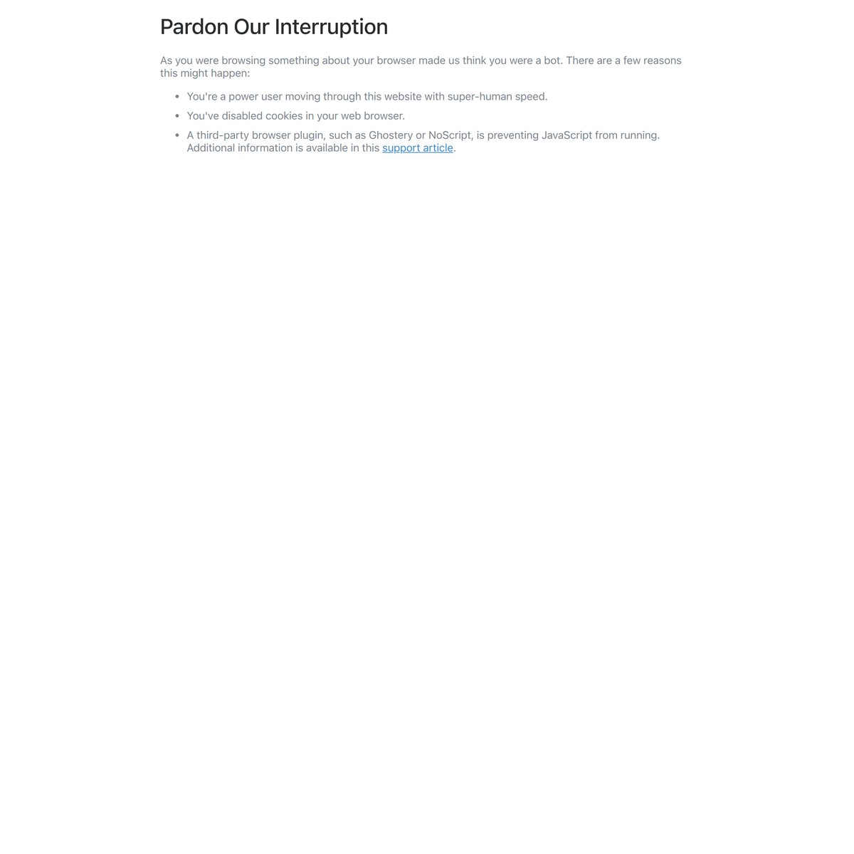 Pardon Our Interruption — Are.na