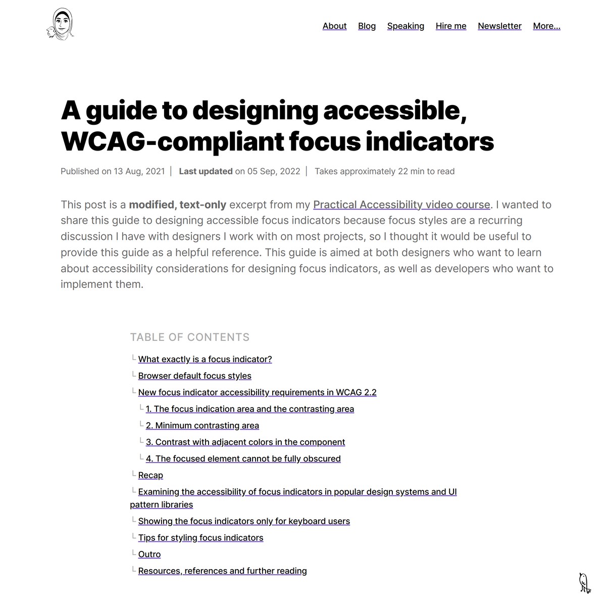 A guide to designing accessible, WCAG-compliant focus indicators — Are.na