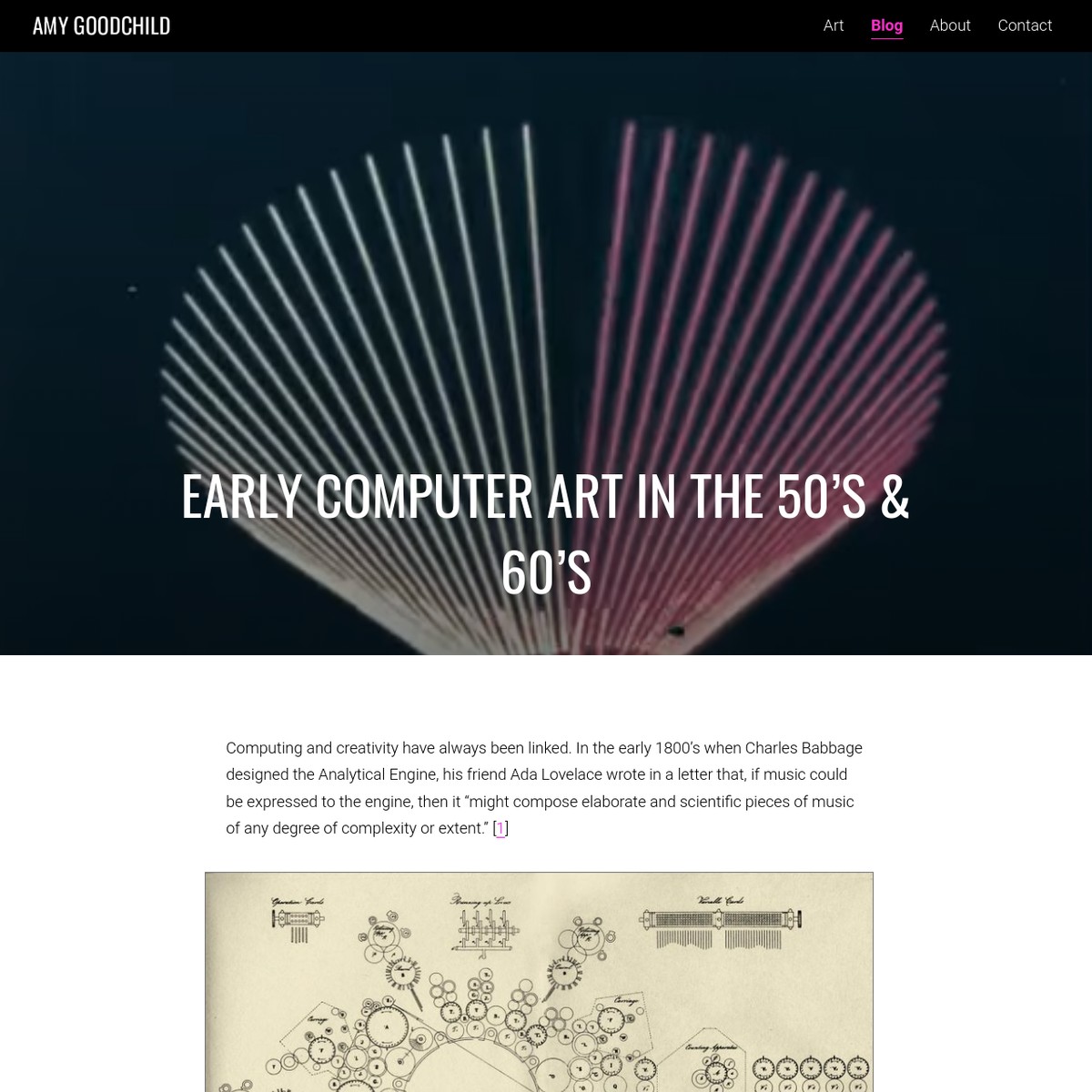 Early Computer Art in the 50's & 60's - Amy Goodchild — Are.na