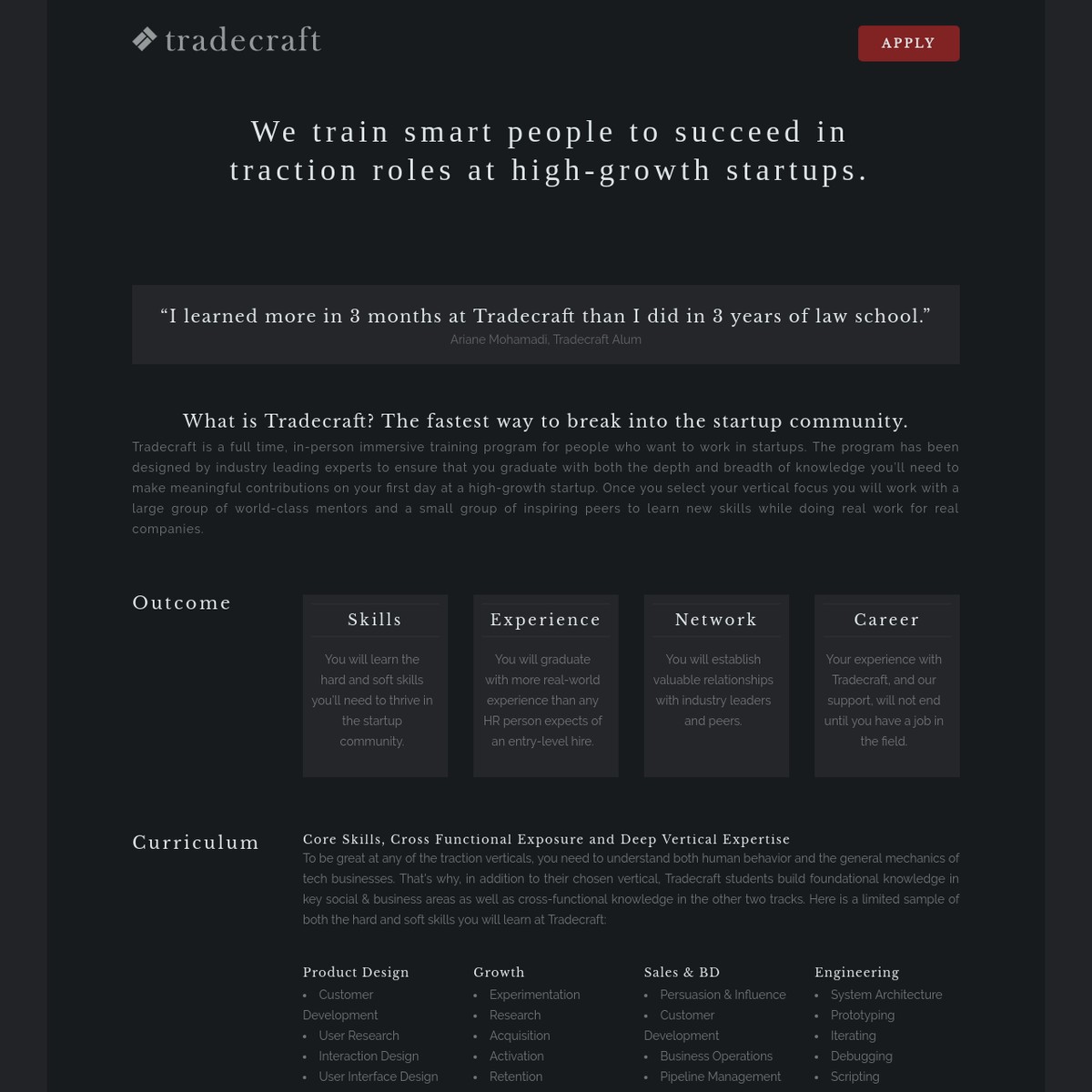 Tradecraft — Are.na