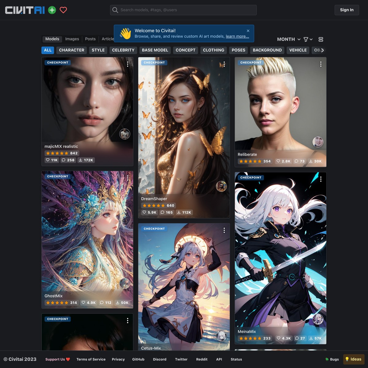 Civitai | Stable Diffusion models, embeddings, LoRAs and more — Are.na