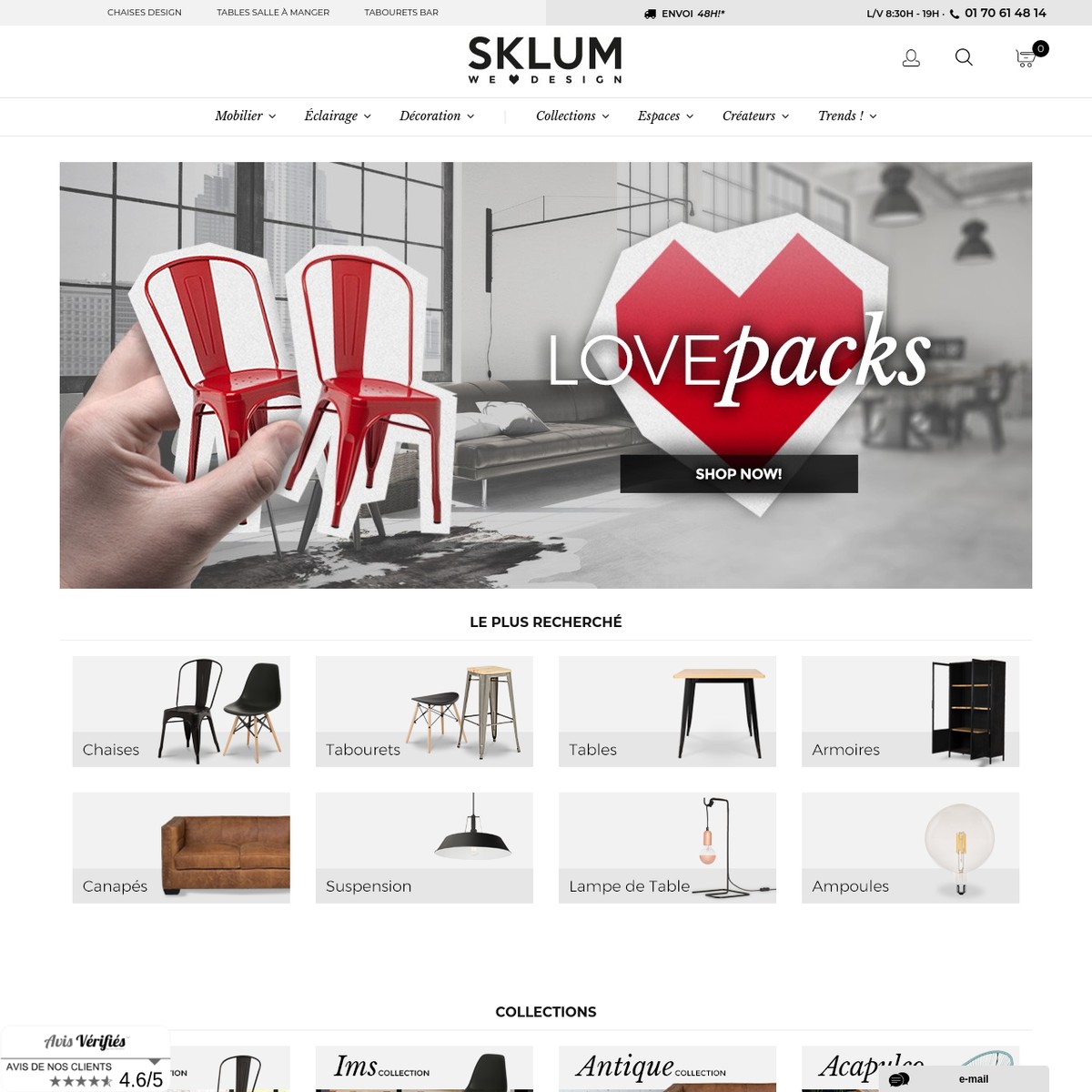 SKLUM: magasin de meuble design et deco en ligne - SKLUM France — Are.na