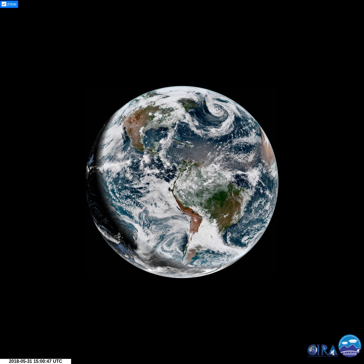 RAMMB/CIRA SLIDER: Satellite Loop Interactive Data Explorer in Real ...