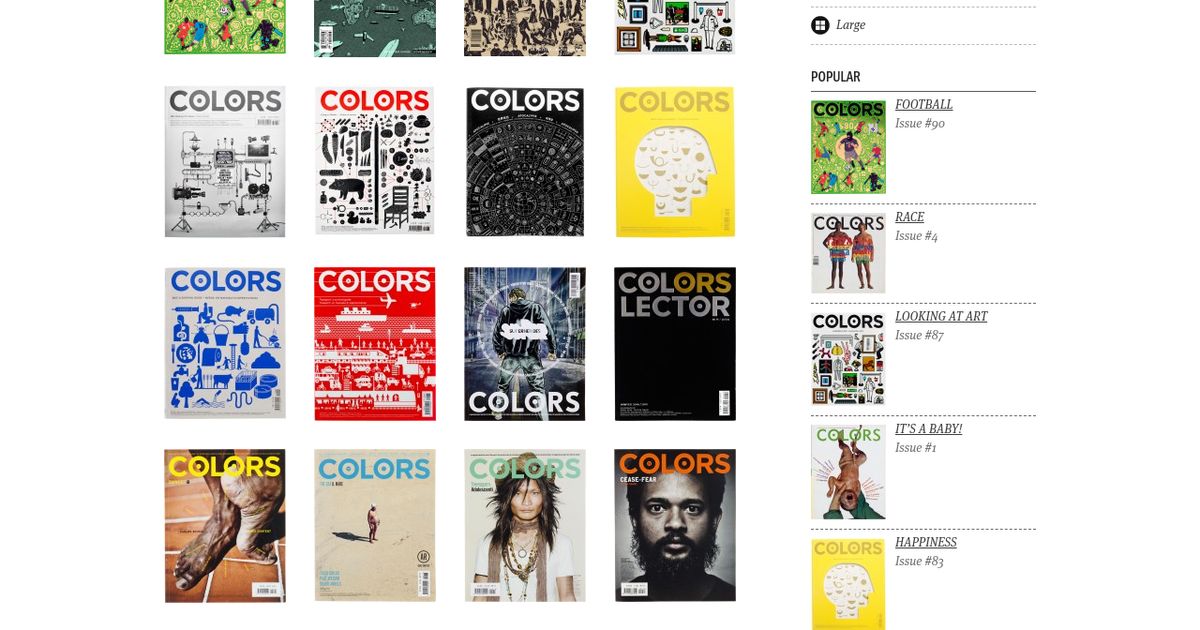 Magazines | COLORS Magazine | Are.na