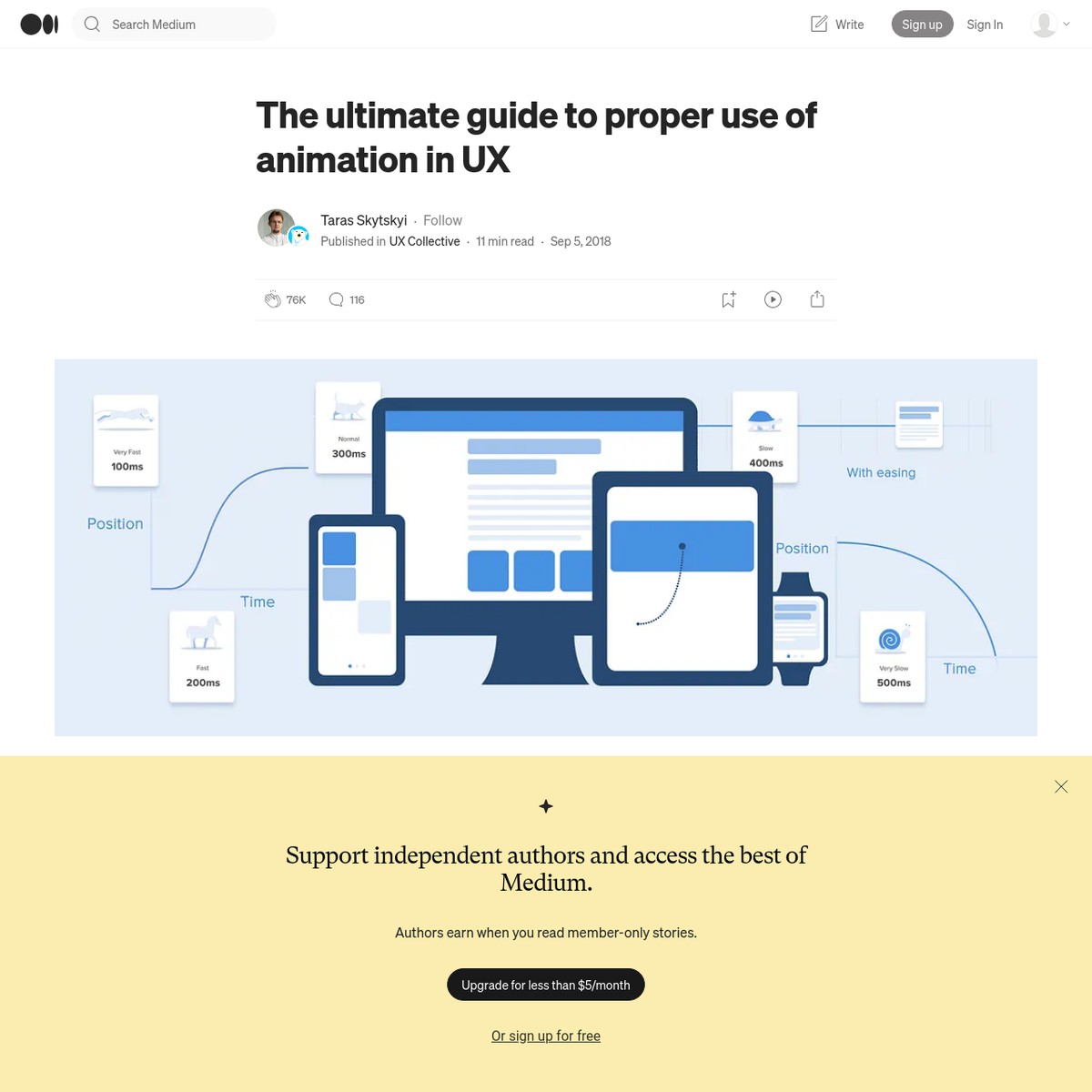 The ultimate guide to proper use of animation in UX — Are.na
