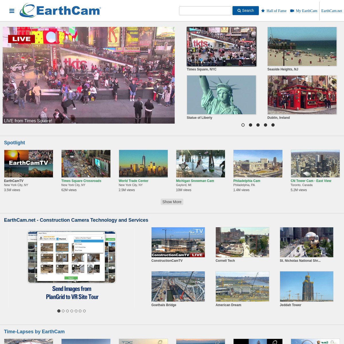 EarthCam - Webcam Network — Are.na