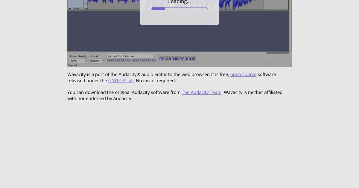 Wavacity | Online Audio Editor Based on Audacity | Are.na