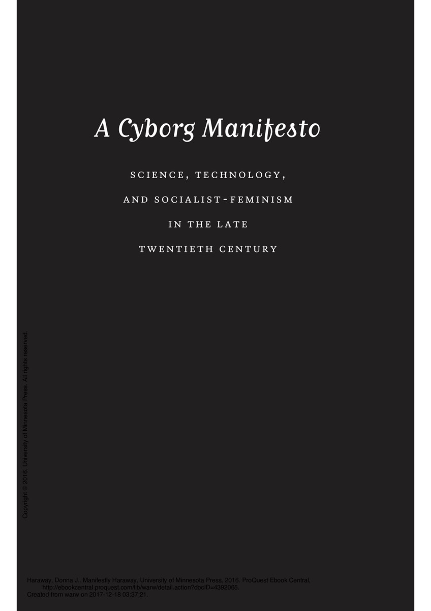 manifestly_haraway_-_a_cyborg_manifesto_science_technology_and ...