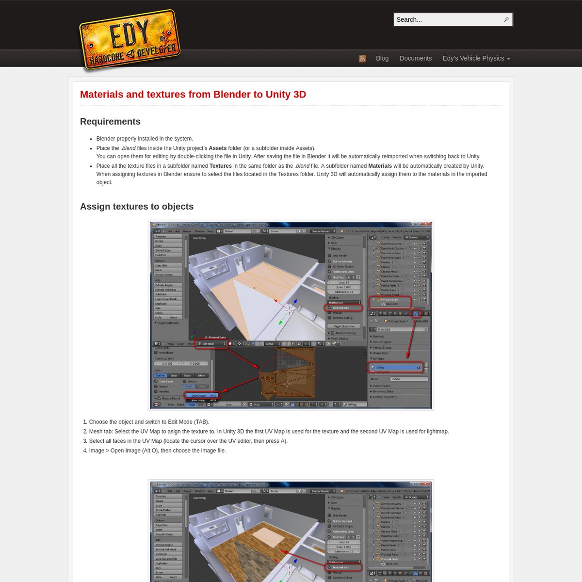 Materials and textures from Blender to Unity 3D — Are.na