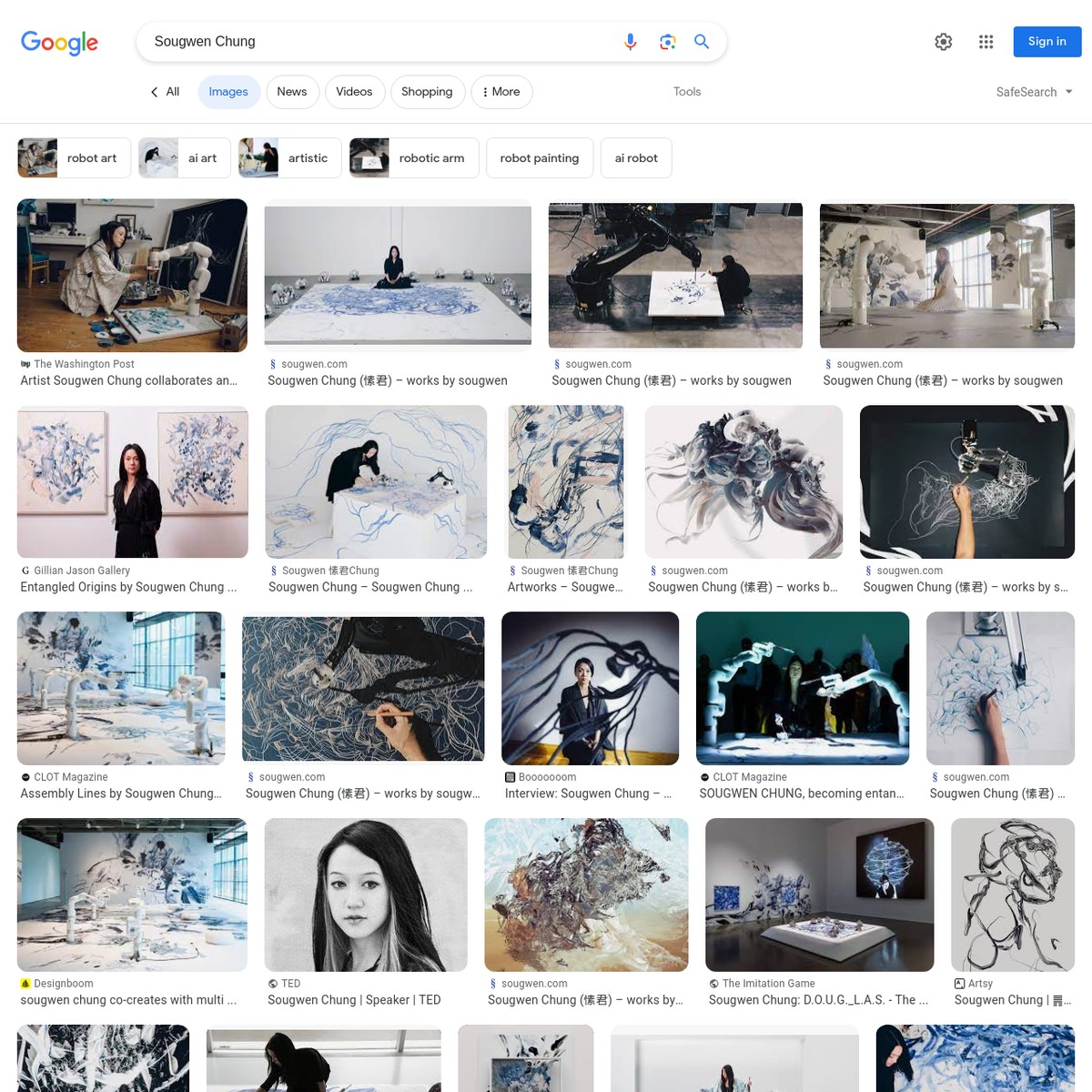 Sougwen Chung - Google Search — Are.na