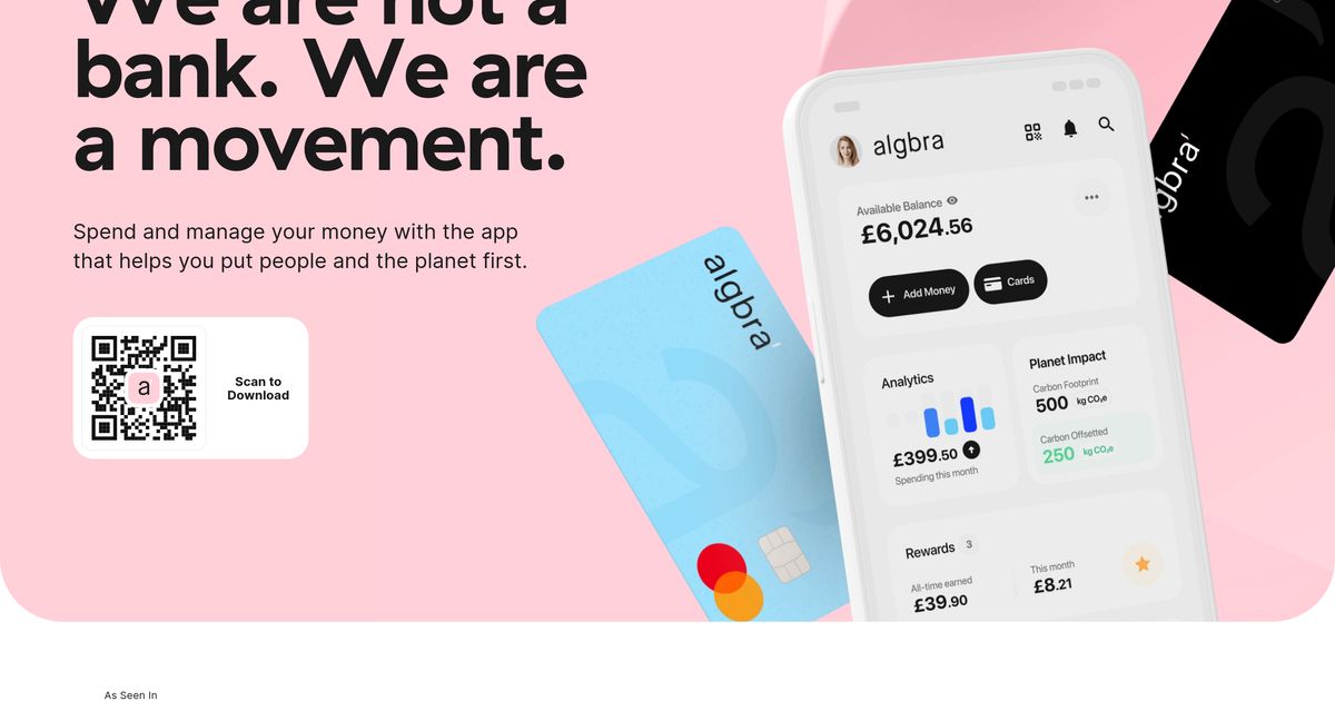 We are not a bank. We are a movement. - Algbra | Are.na