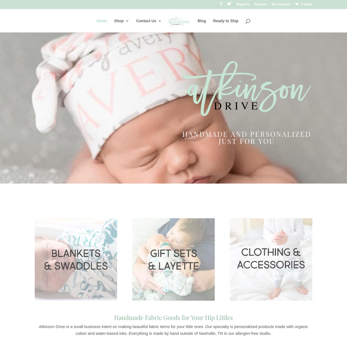 Personalized Baby Gifts | Handmade Clothing for Toddlers and Infants ...