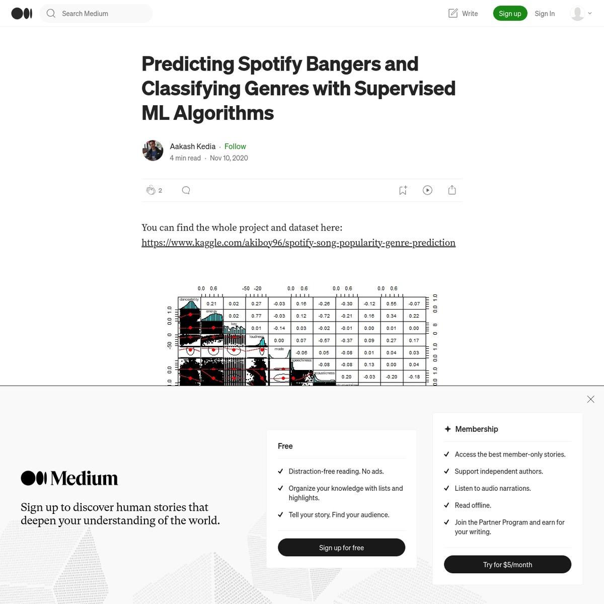 Supervised Machine Learning Algorithms to Predict Spotify Bangers and Classify Genre — Are.na