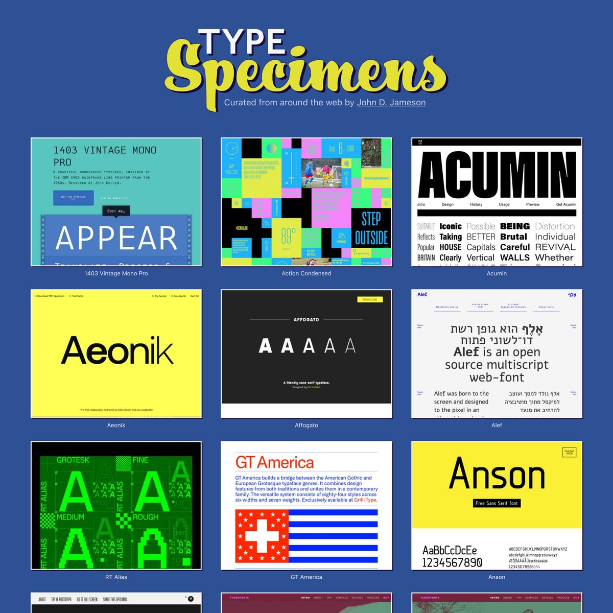 Type Specimens — Are.na