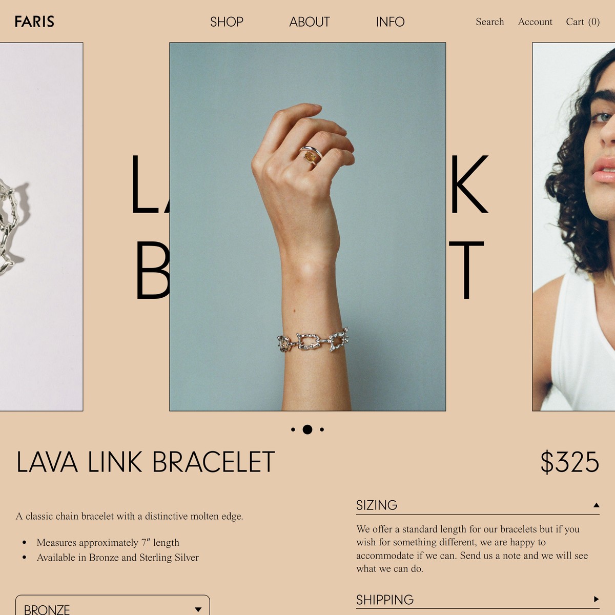 LAVA LINK BRACELET — Are.na