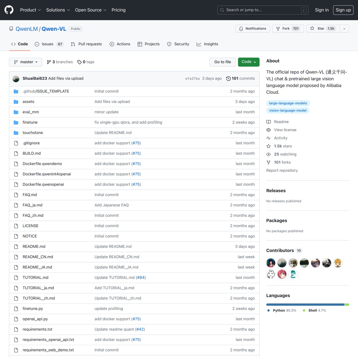GitHub - QwenLM/Qwen-VL: The official repo of Qwen-VL (通义千问-VL) chat & pretrained large vision ...