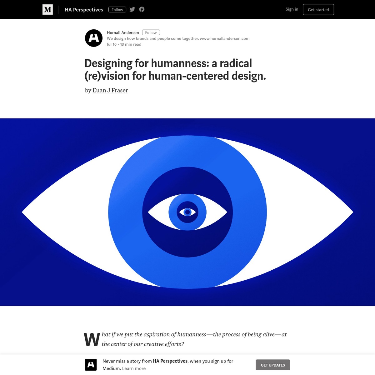 Designing for humanness: a radical (re)vision for human-centered design ...
