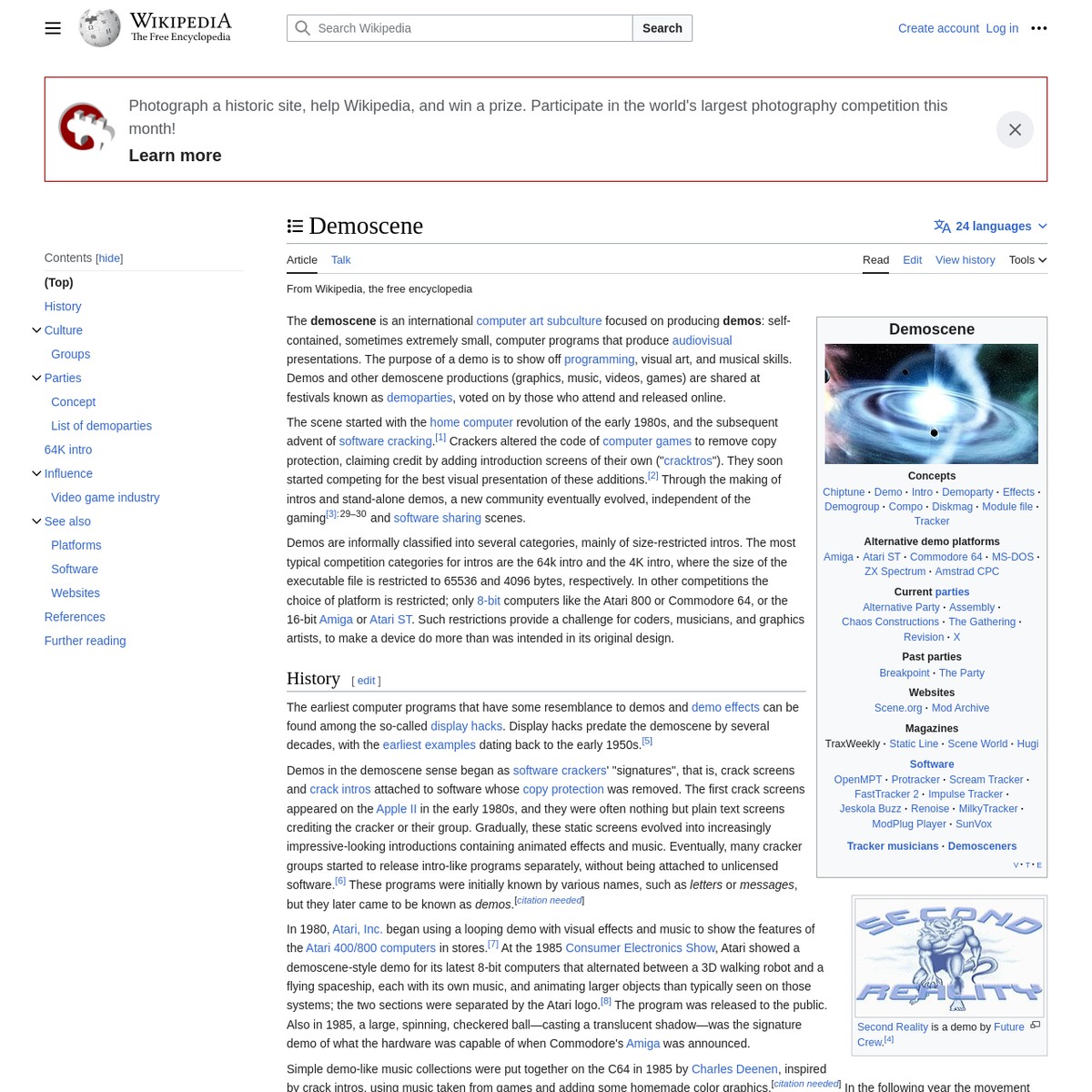 Demoscene - Wikipedia — Are.na