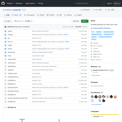 open source typefaces — Are.na