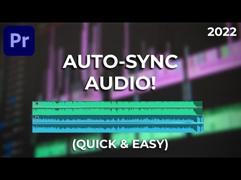 How to Automatically Sync Audio in Premiere Pro 2022! (Quick & Easy!) — Are.na