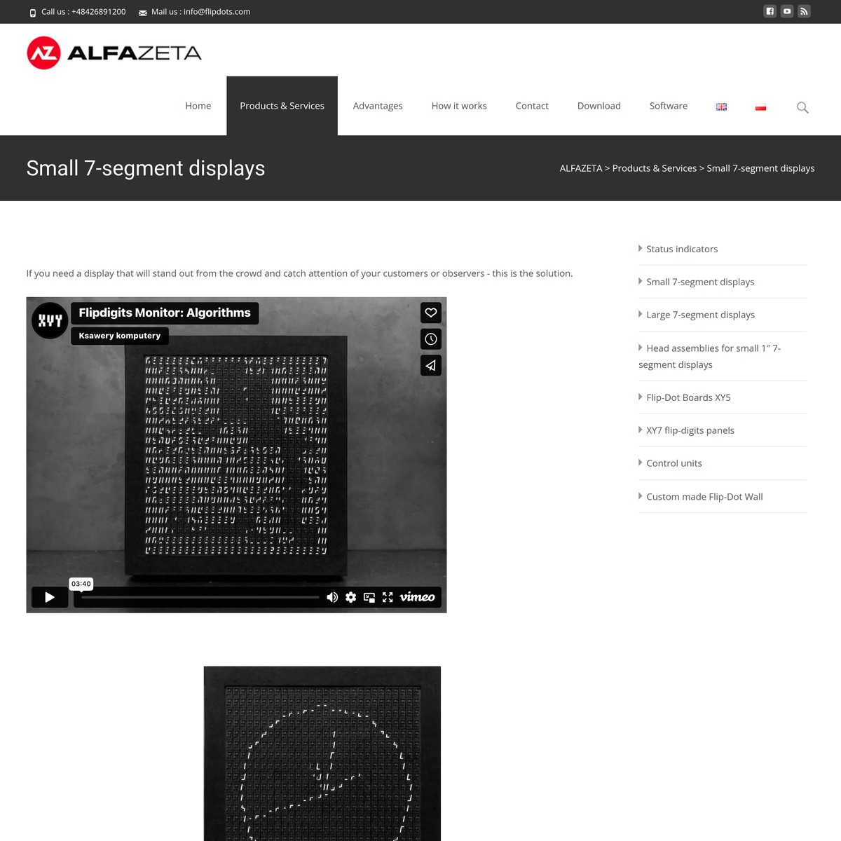 Electromagnetic flip digit display components | ALFAZETA — Are.na