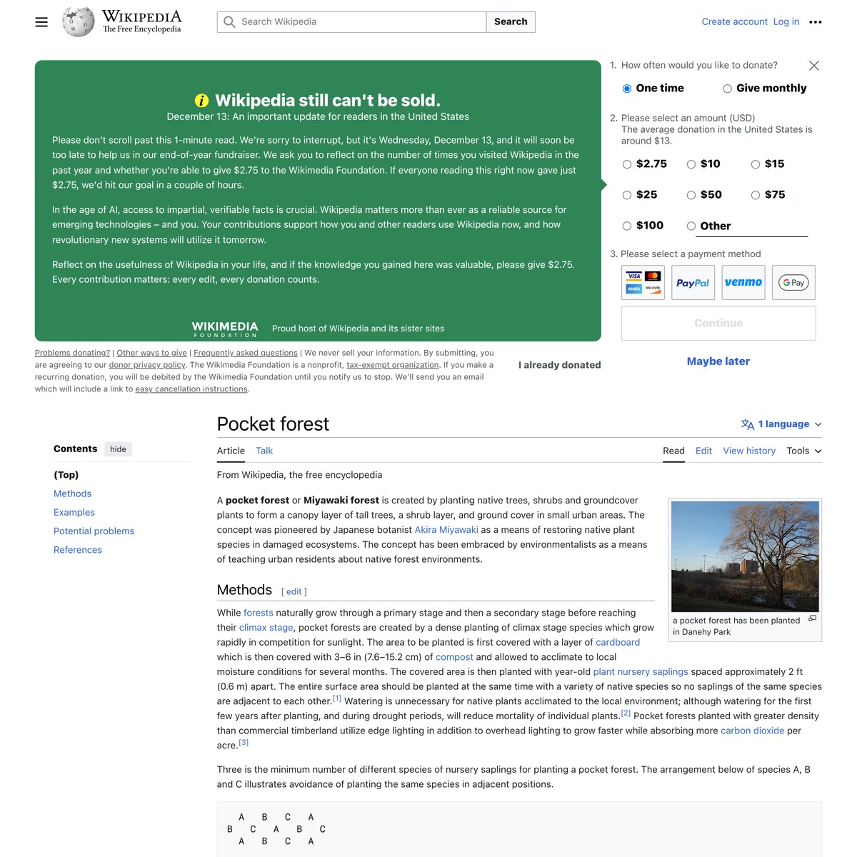 Pocket forest - Wikipedia — Are.na