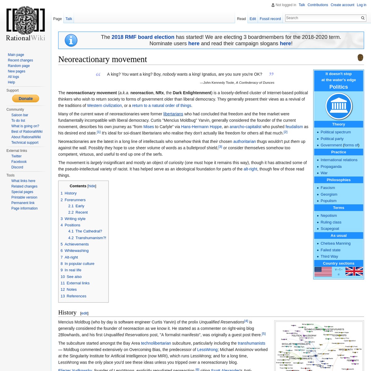 Neoreactionary movement - RationalWiki — Are.na