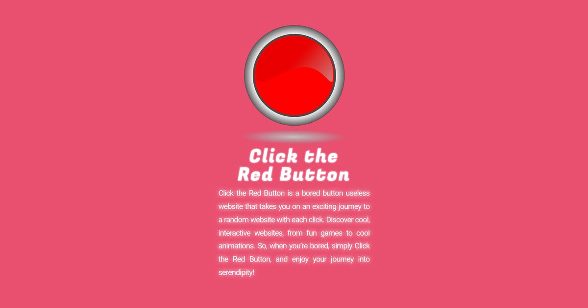 Click the Red Button | Click the Red Button | Are.na