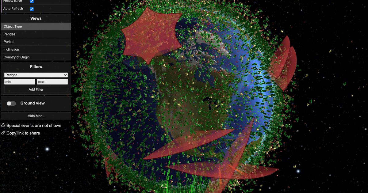 Low Earth Orbit Visualization | LeoLabs | Are.na