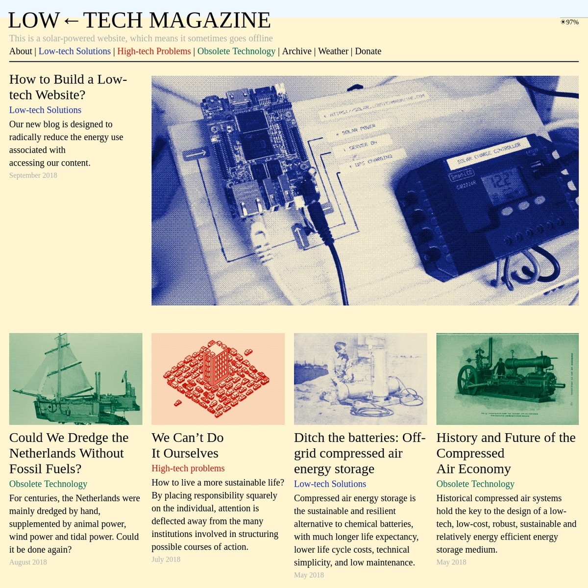 LOW←TECH MAGAZINE — Are.na