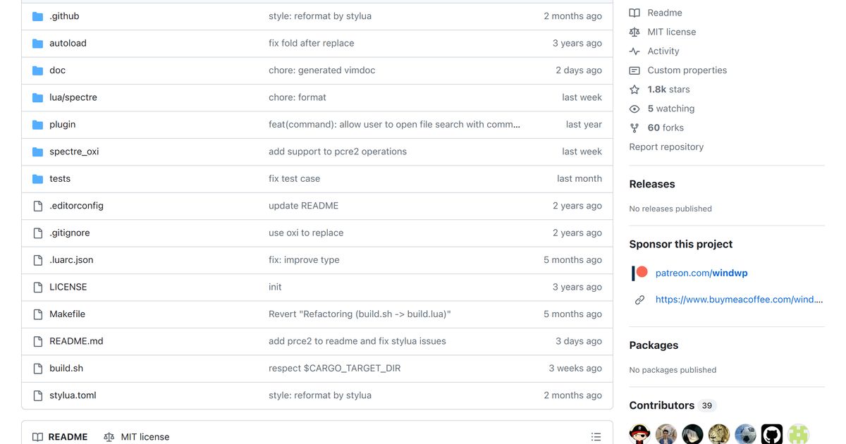 GitHub - nvim-pack/nvim-spectre: Find the enemy and replace them with dark power. | Are.na