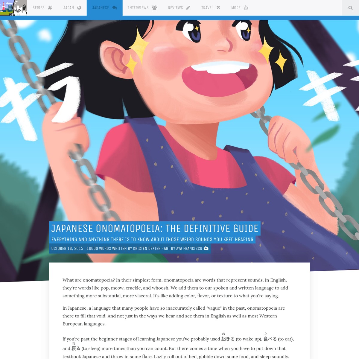 Japanese Onomatopoeia: The Definitive Guide — Are.na