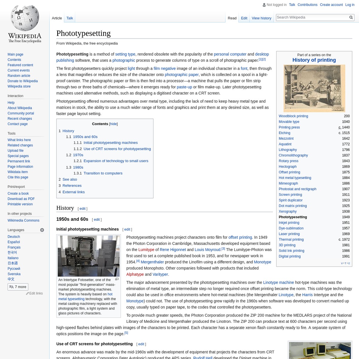 Phototypesetting - Wikipedia — Are.na