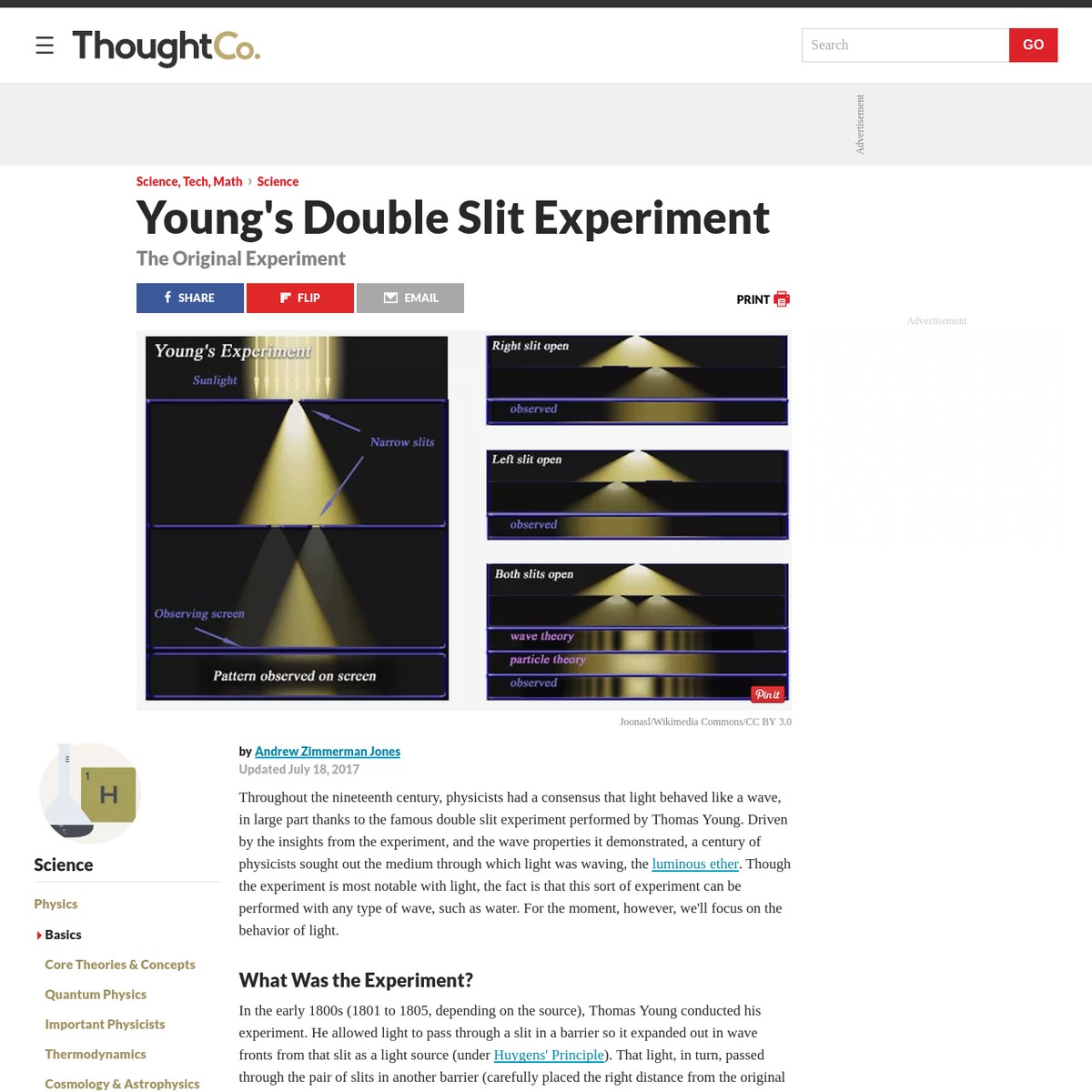The Double Slit Experiment Sets the Stage for Quantum Physics — Are.na