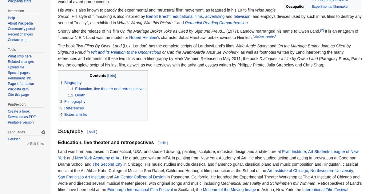 George Landow (filmmaker) - Wikipedia | Are.na